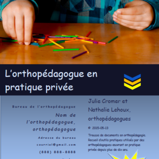 OrthoBoutique – L'orthopédagogue transforme les fautes en trésor.